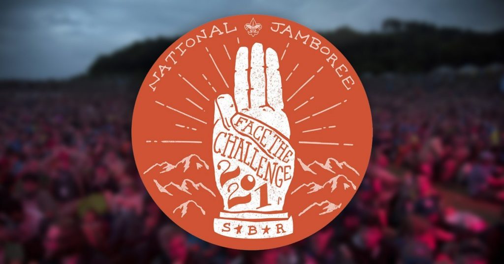 2021-National-Jamboree-logo-on-arena-show-background – Bay-Lakes Council
